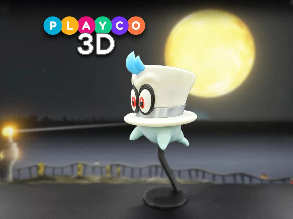 Cappy from Super Mario Odyssey - Multi Part by Playco3D MakerWorld ...