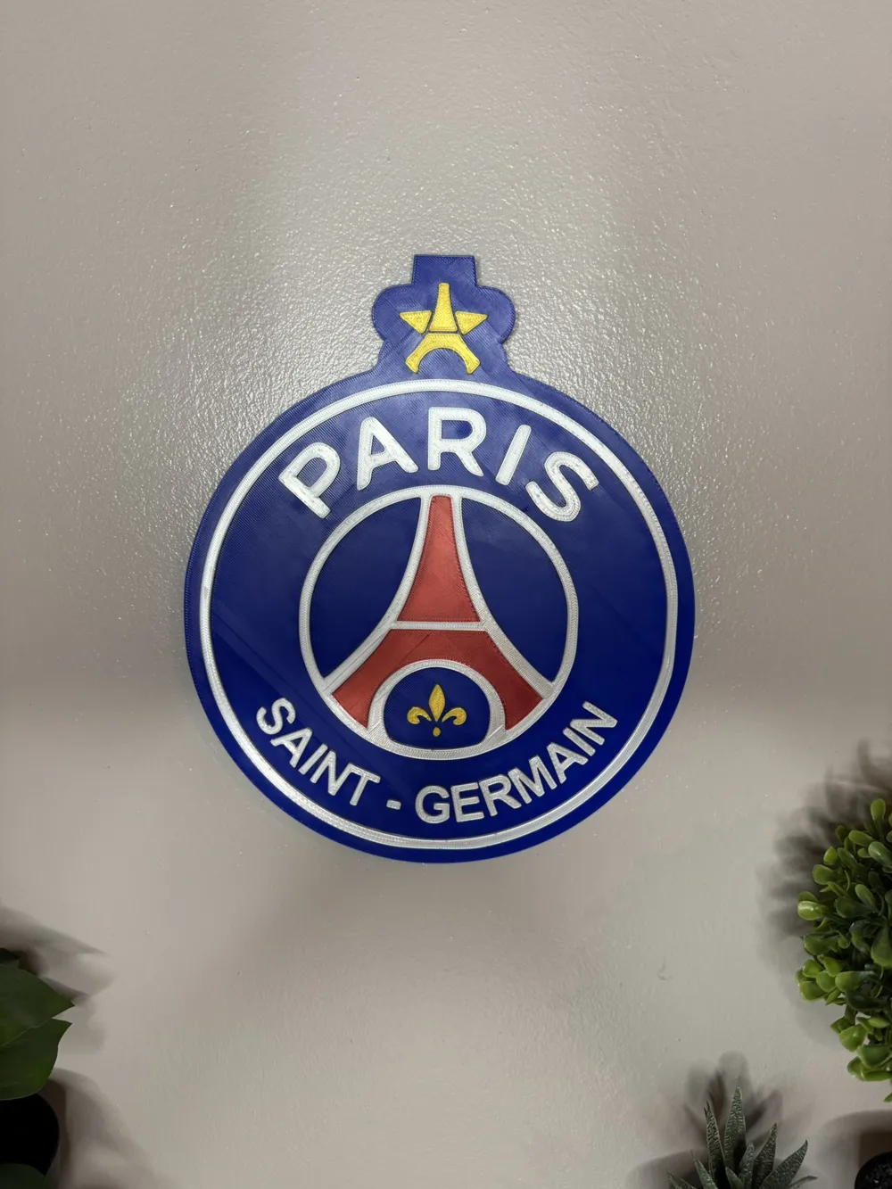 Logo mural PSG par Math3D_Lab MakerWorld : Téléchargez des Modèles 3D Gratuits