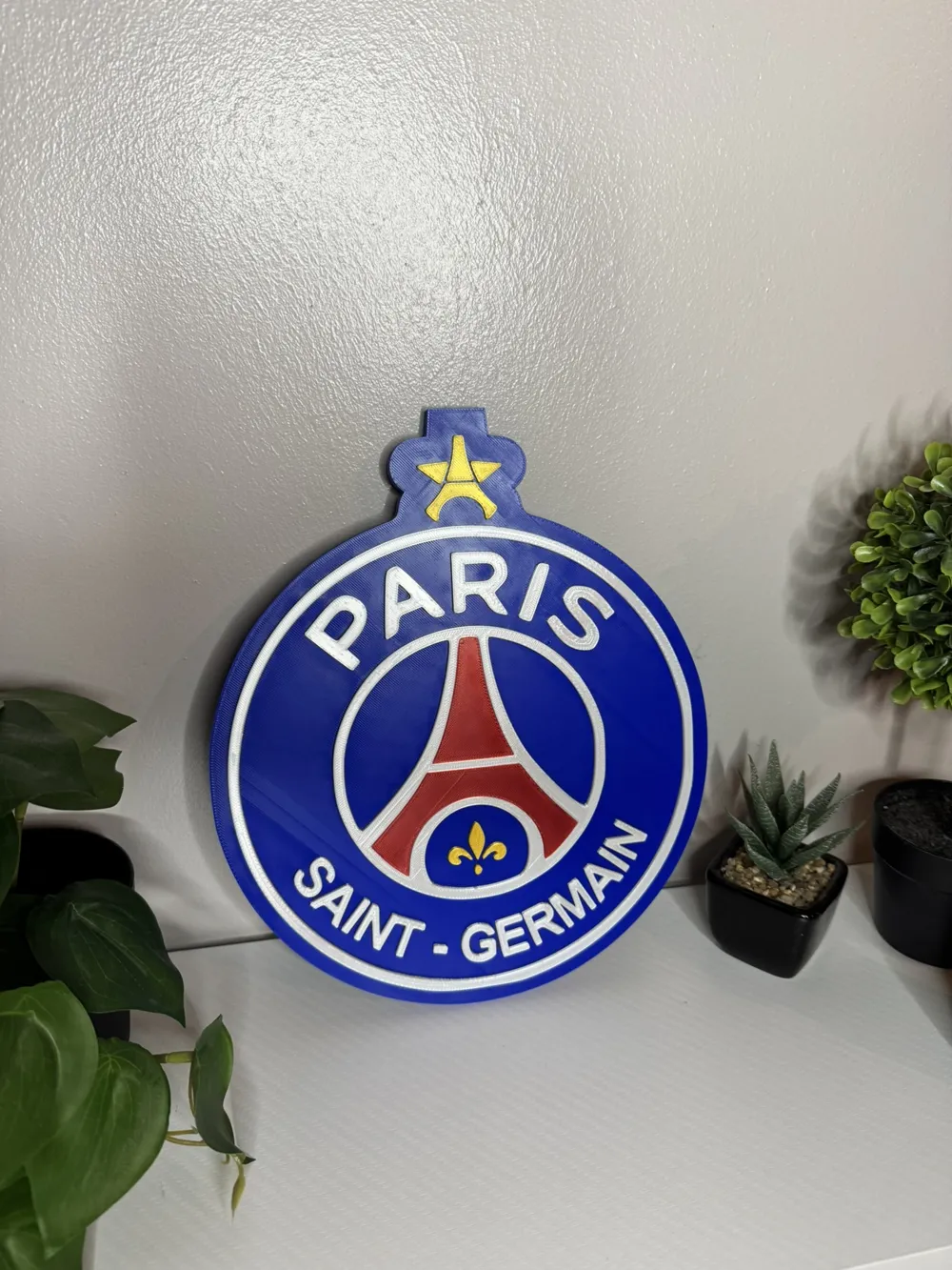 Logo mural PSG par Math3D_Lab MakerWorld : Téléchargez des Modèles 3D Gratuits