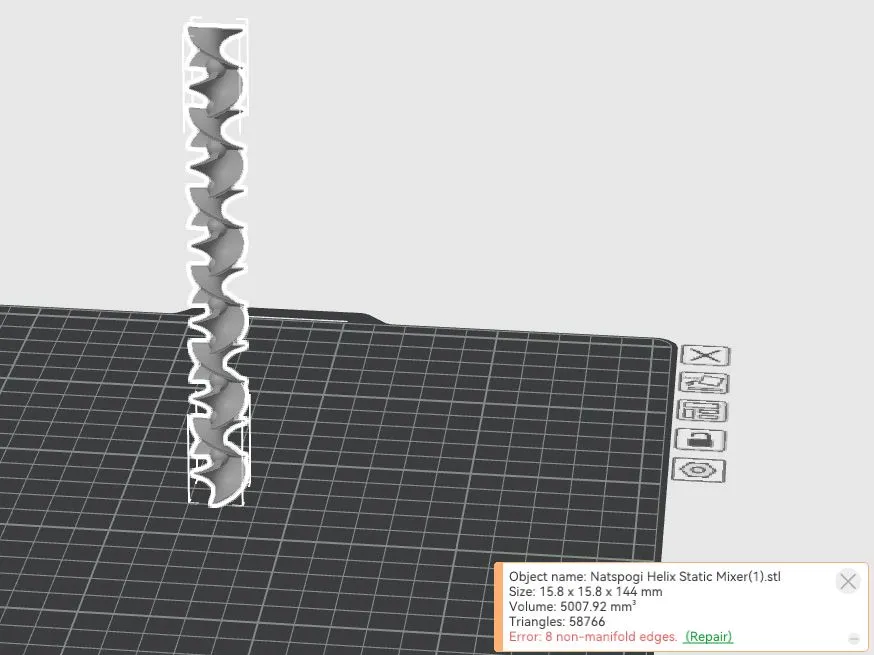 Helix Static Mixer - Free 3D Print Model - MakerWorld