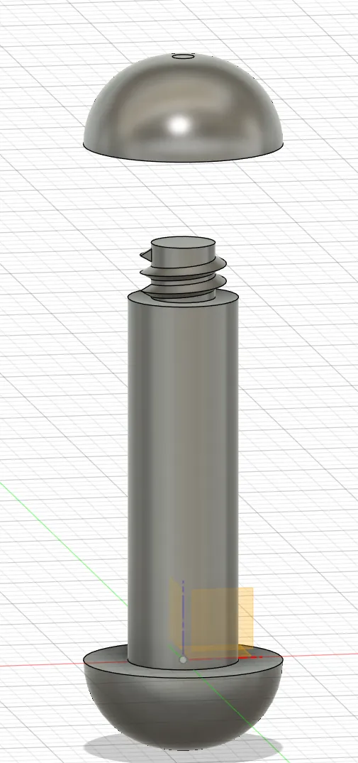 Better rivets for Butterfly knife Remixed by Mayank - MakerWorld