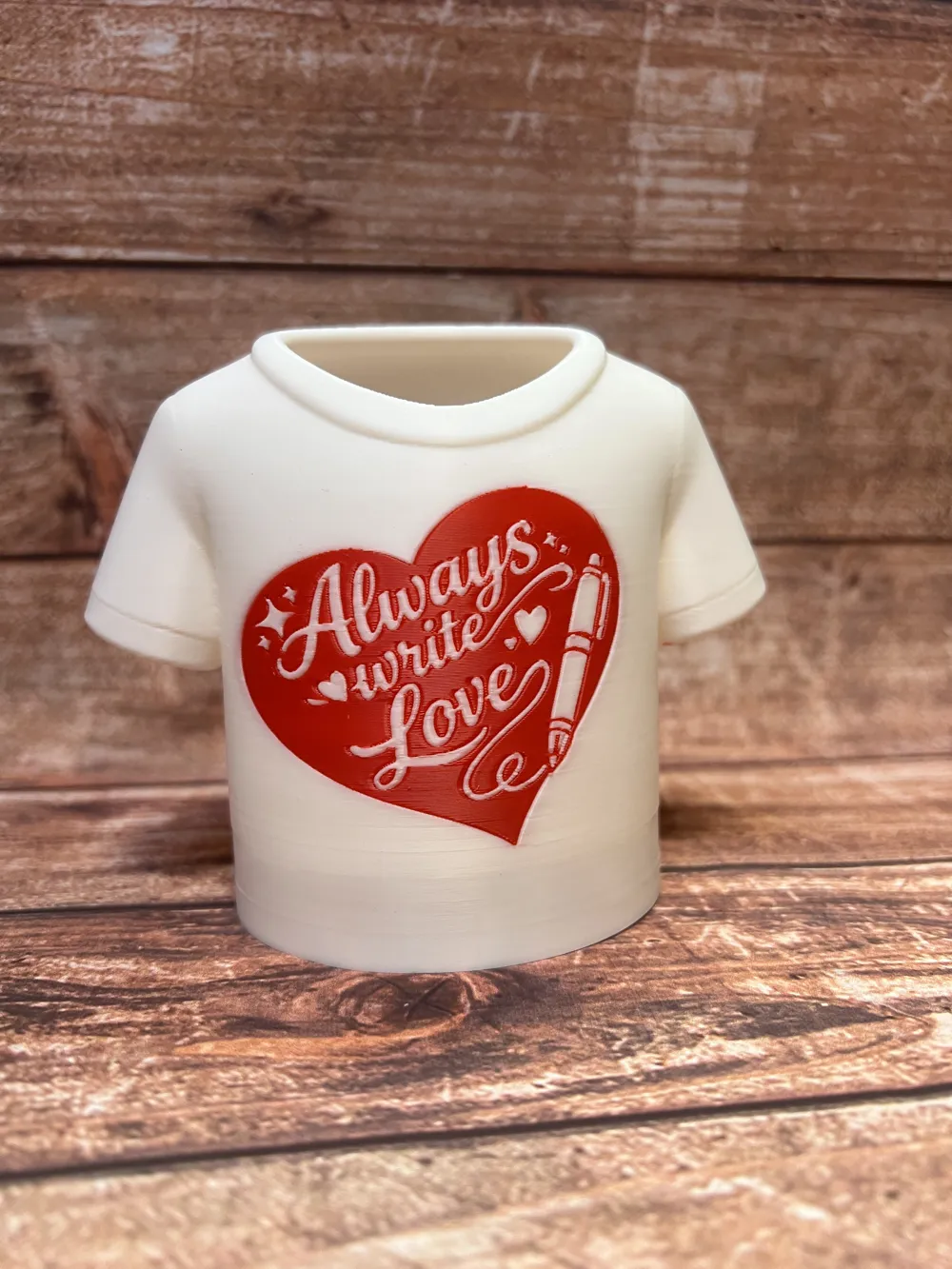 Pen Holder – Valentine’s Day Theme - Free 3D Print Model - MakerWorld