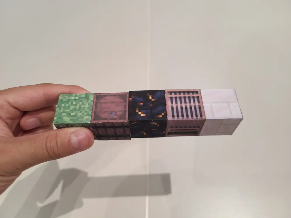 Cubo Magnético de Minecraft - Modelo de impresión 3D gratuito - MakerWorld