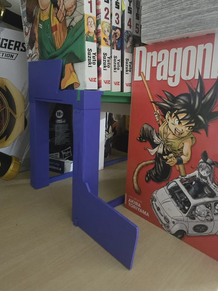 Manga Shelf Display Stand V.4PM - Free 3D Print Model - MakerWorld