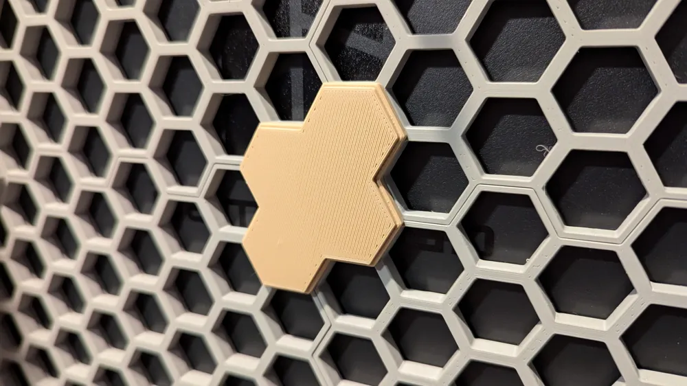EZ-Lock Honeycomb Storage Wall Panel Connectors - Free 3D Print Model ...