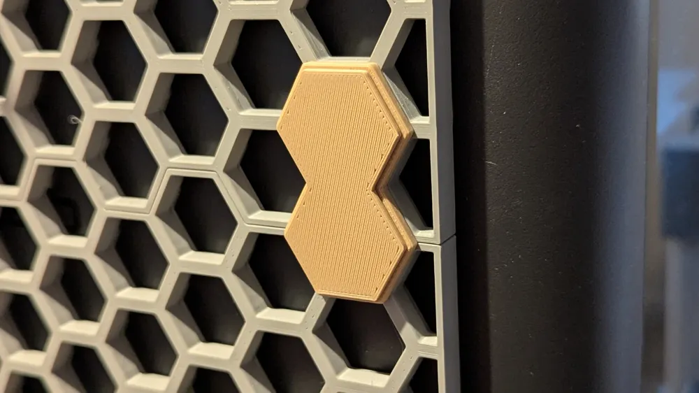 EZ-Lock Honeycomb Storage Wall Panel Connectors - Free 3D Print Model ...