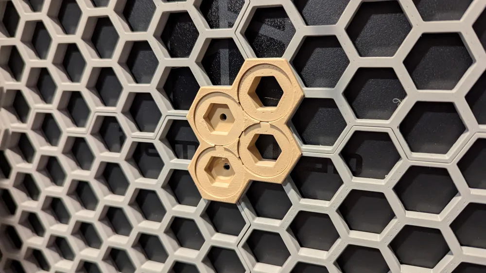 EZ-Lock Honeycomb Storage Wall Panel Connectors by Wile E. 3D ...