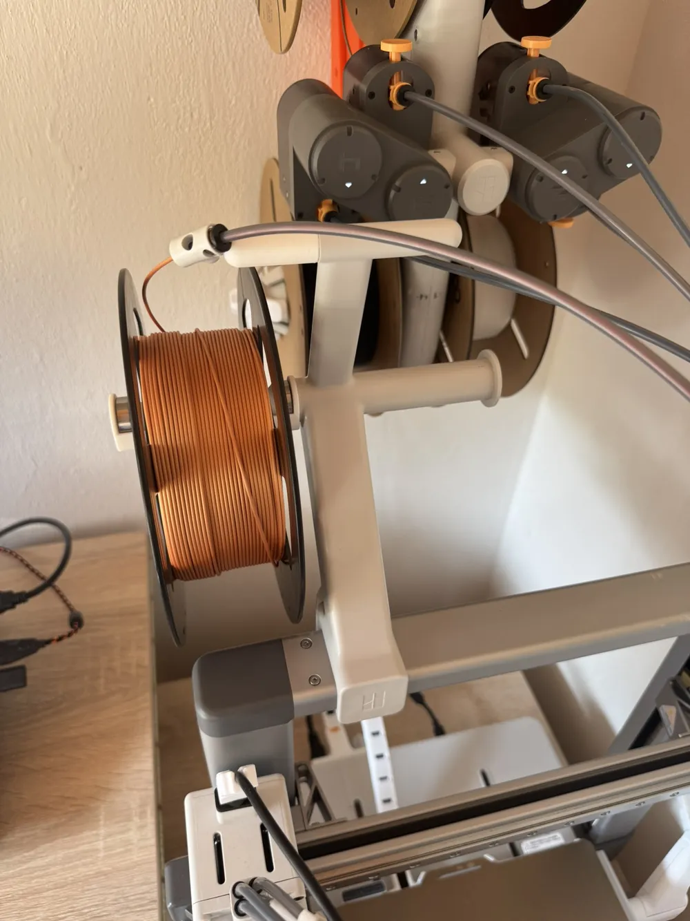 Low Friction Bearing Spool Holder For A1 (2025) by Spongia MakerWorld ...