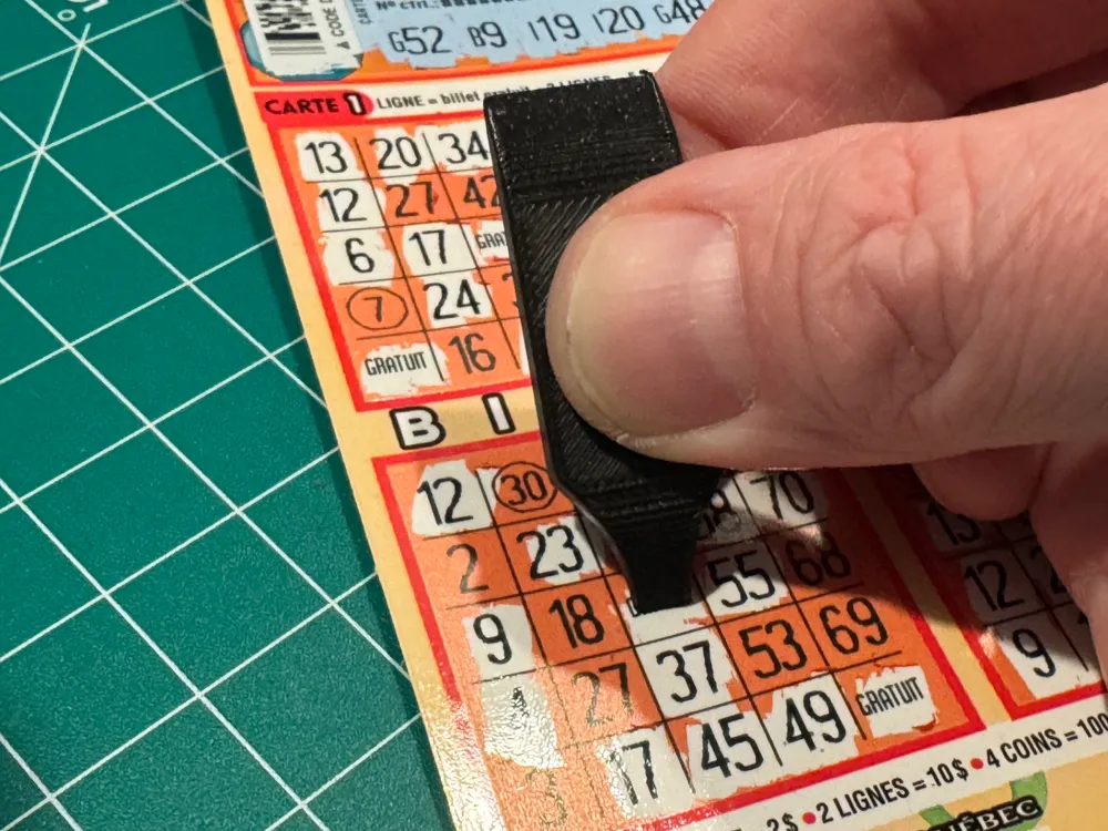 lottery ticket scraper - Free 3D Print Model - MakerWorld