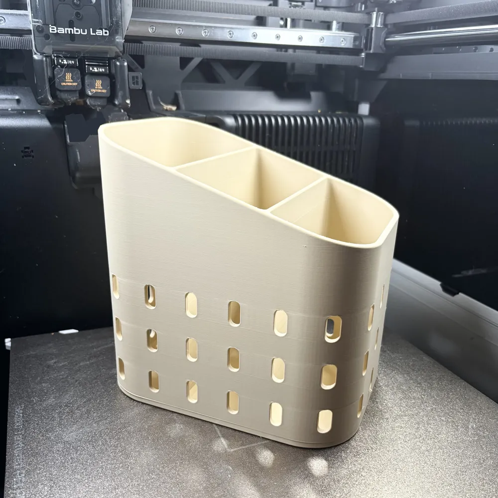 Kitchen Utensil Organizer(Q_Craft) - Free 3D Print Model - MakerWorld