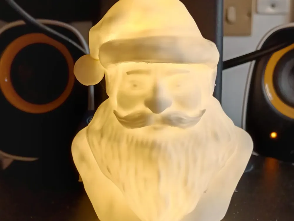 Santa Claus LED Lamp – Christmas Decoration by PS3D CREATIVE - MakerWorld