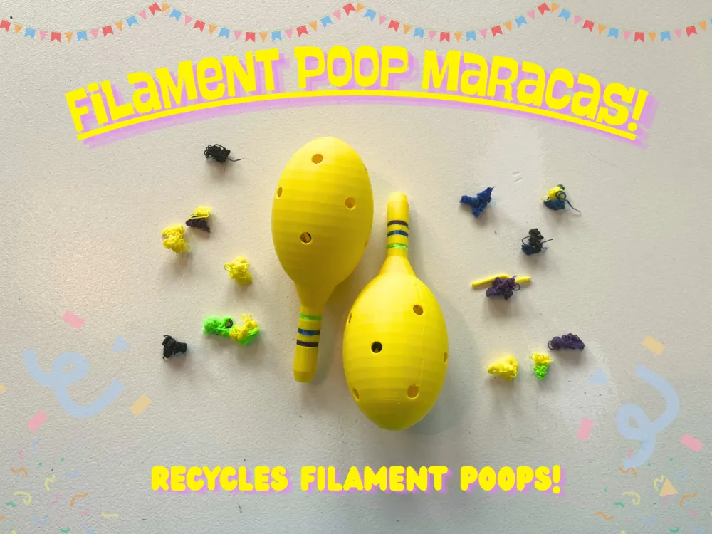 Filament Poop Maracas - Free 3D Print Model - MakerWorld