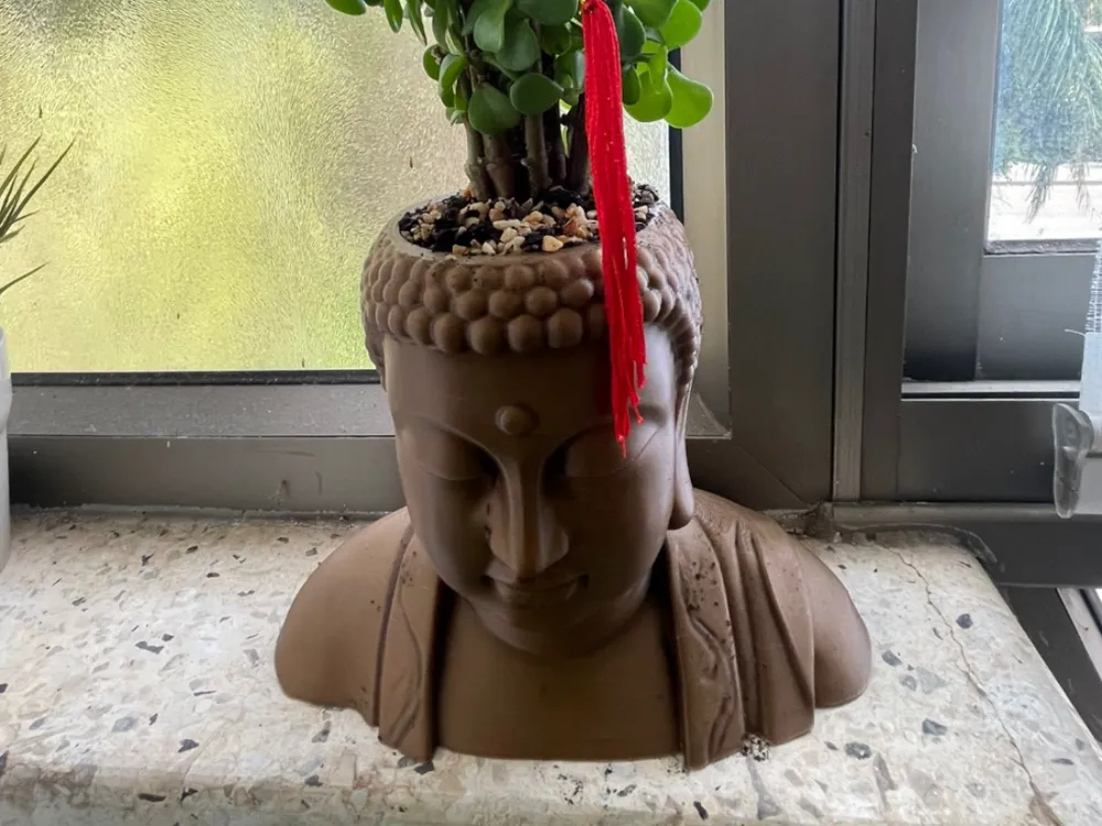 Buddha lucy flower pot - Free 3D Print Model - MakerWorld