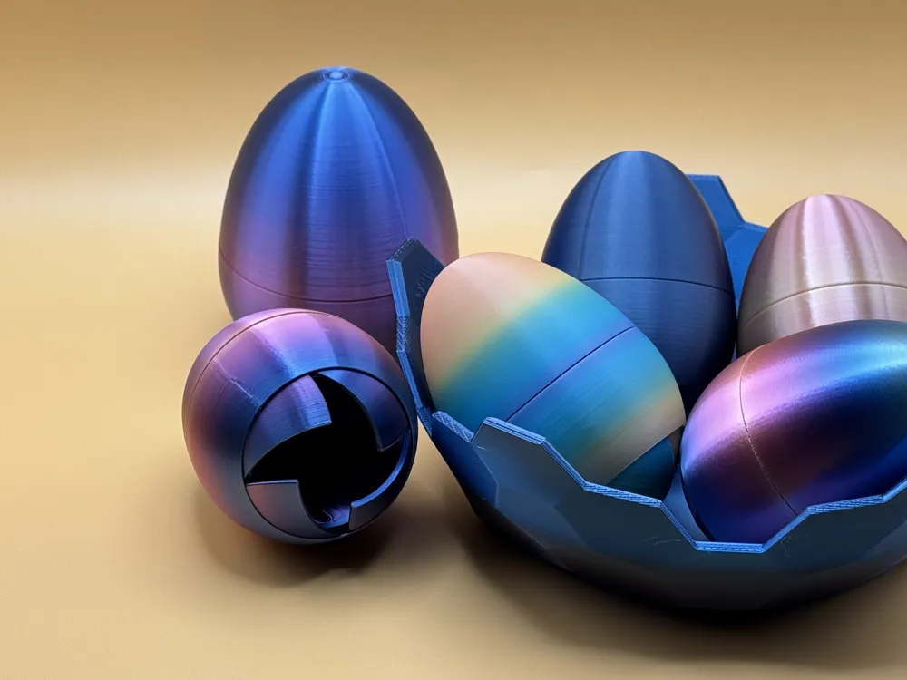 Iris Easter Egg, Small - Free 3D Print Model - MakerWorld