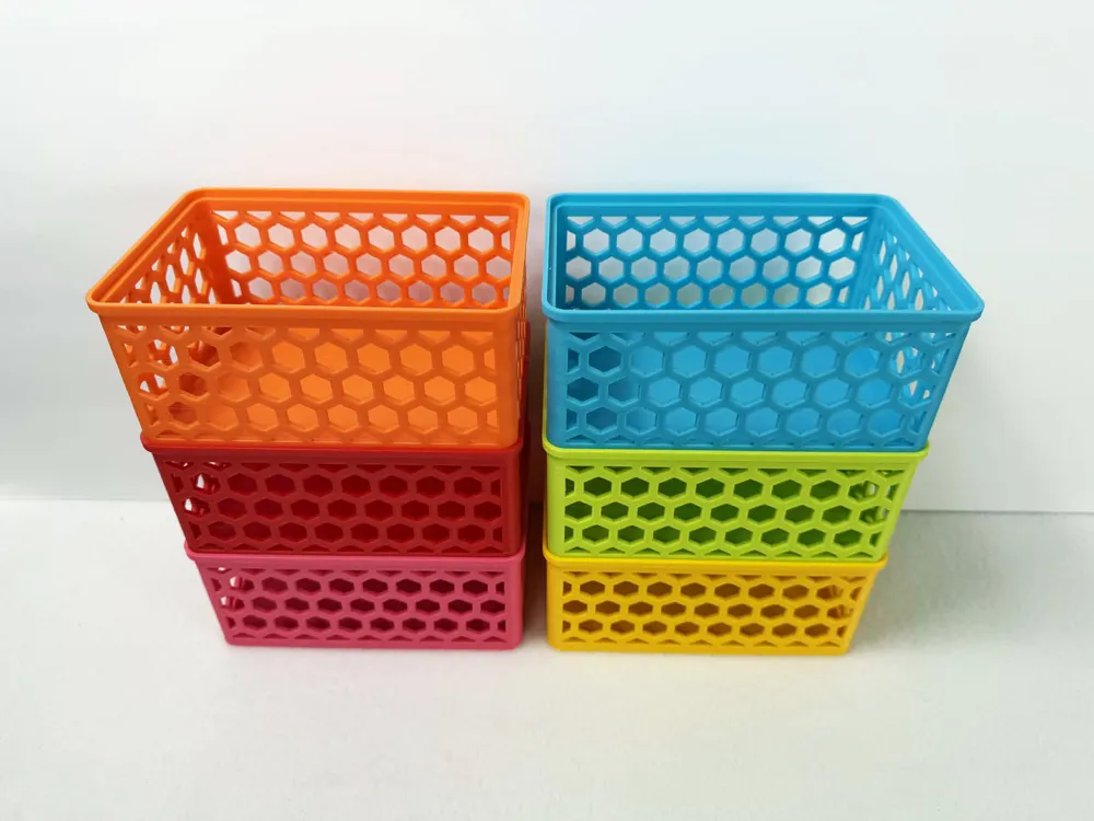 Stackable Bins 100mmx150mm - Free 3D Print Model - MakerWorld