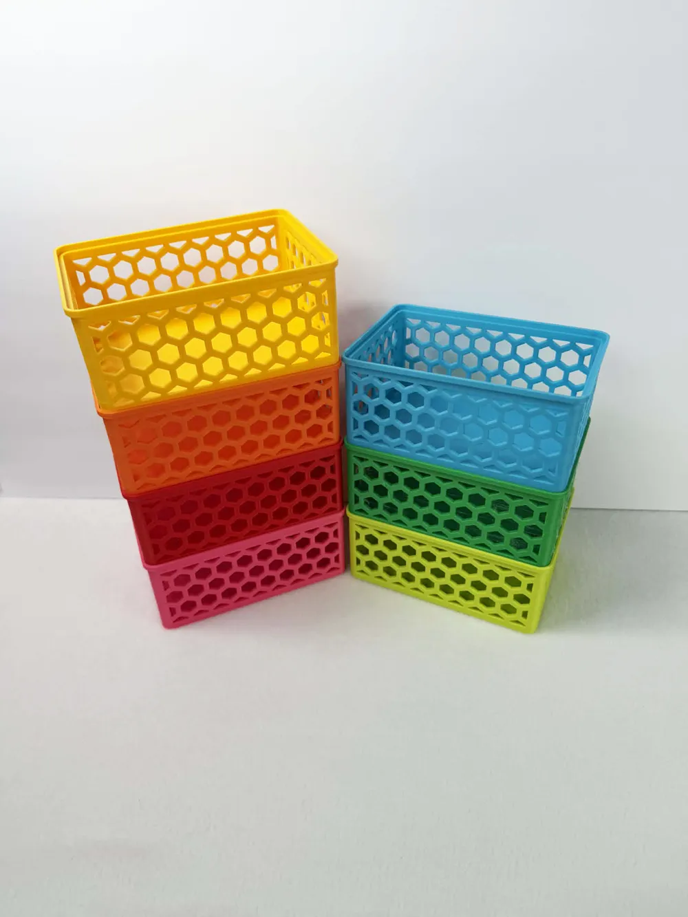 Stackable Bins 100mmx150mm - Free 3D Print Model - MakerWorld