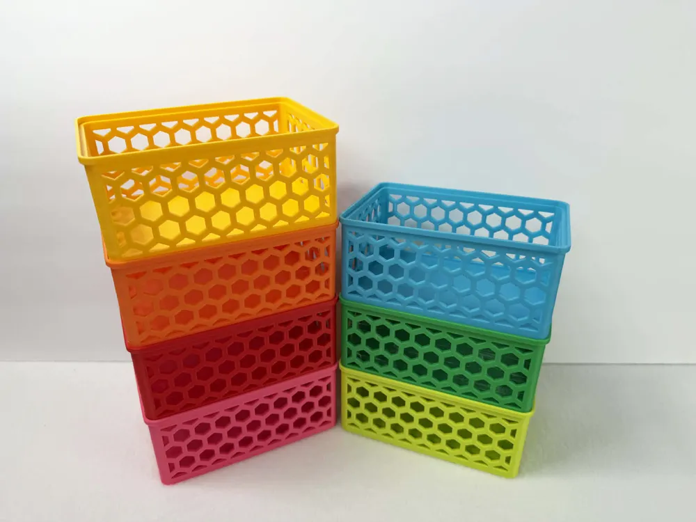 Stackable Bins 100mmx150mm - Free 3D Print Model - MakerWorld