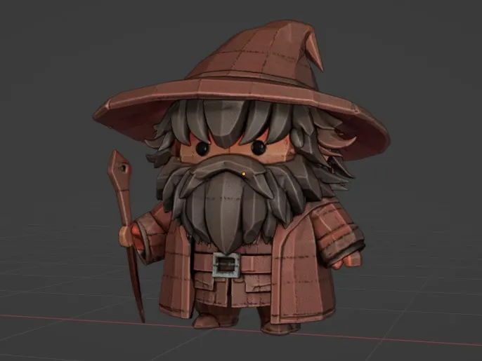 Harry Potter Chibi Hagrid – 3D Printable Figure - Free 3D Print Model ...