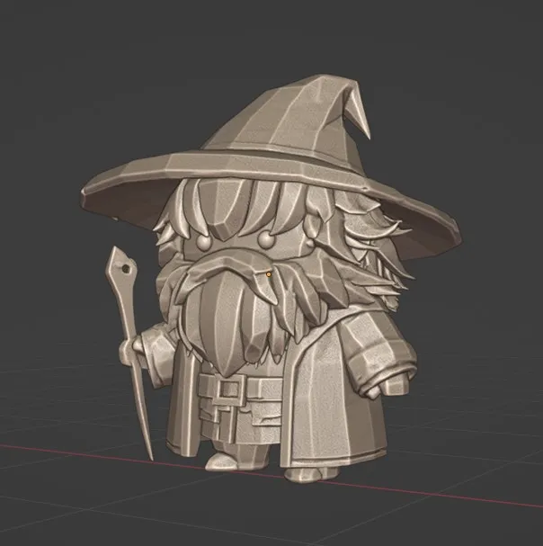 Harry Potter Chibi Hagrid – 3D Printable Figure - Free 3D Print Model ...