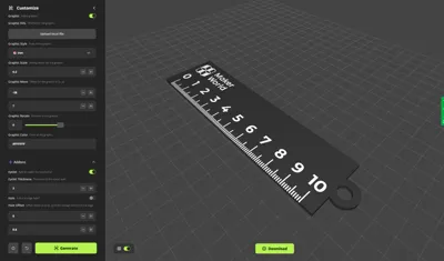 Ruler Maker - Customizable Rulers by Koolm MakerWorld: Download Free 3D ...