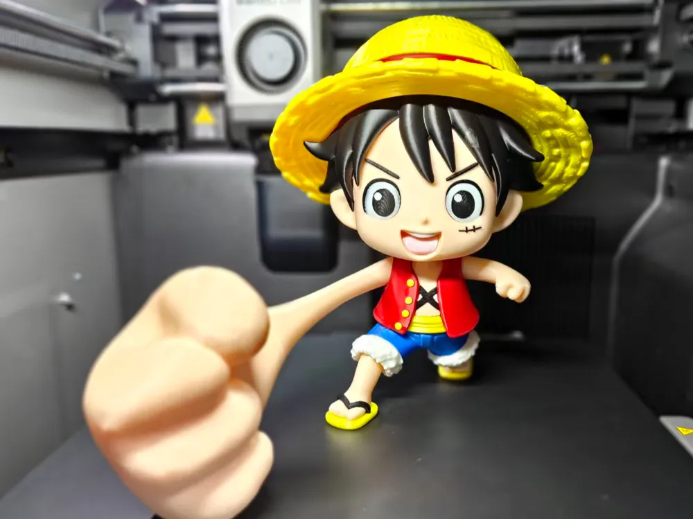 Luffy First Gear Third Gear One Piece Straw Hat Pirates - Free 3D Print ...