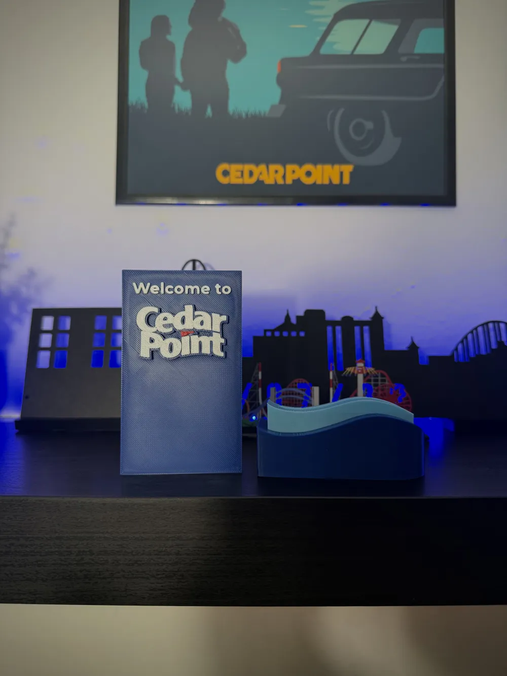 Cedar Point Welcome Sign - Free 3D Print Model - MakerWorld