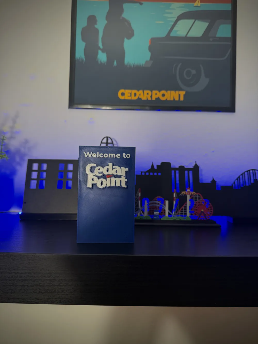 Cedar Point Welcome Sign - Free 3D Print Model - MakerWorld