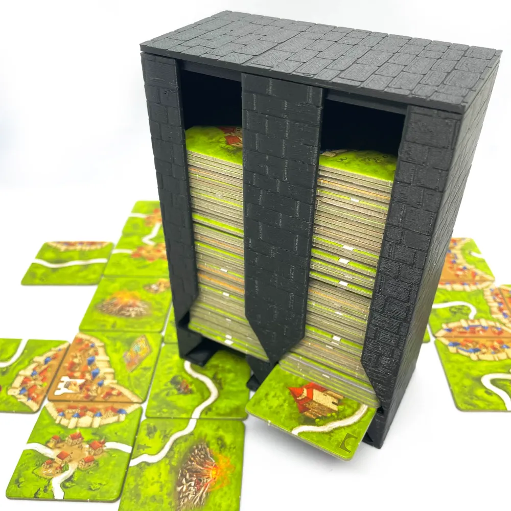 Carcassonne Tiles Tower by WeezyFBaby - MakerWorld
