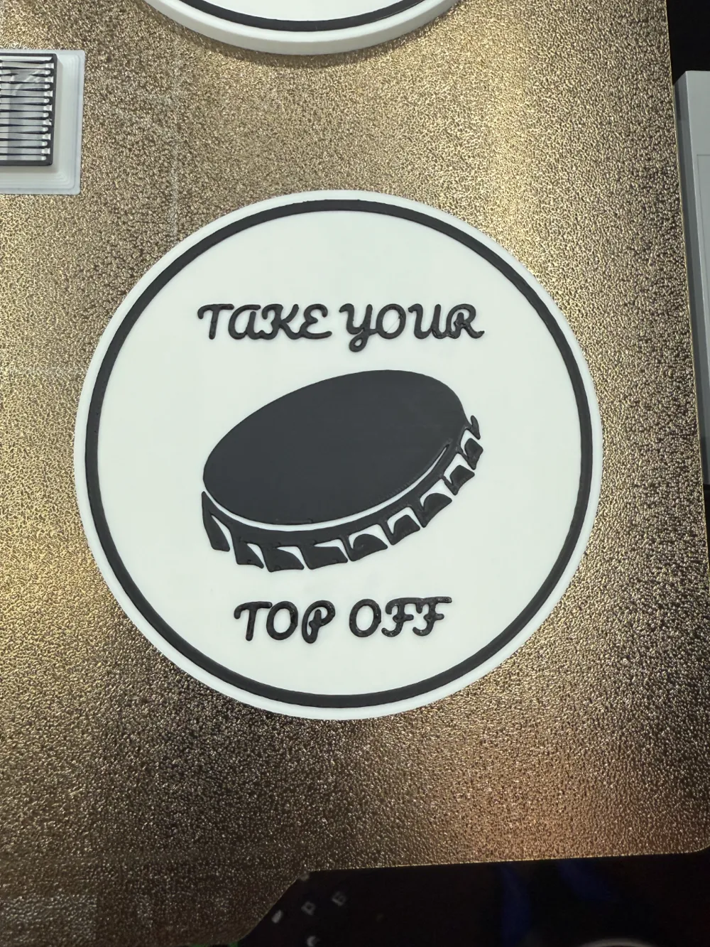 JOGO DE COASTERS DE BEBIDA DE CERVEJA DIVERTIDO por 3DPrinting4fun ...