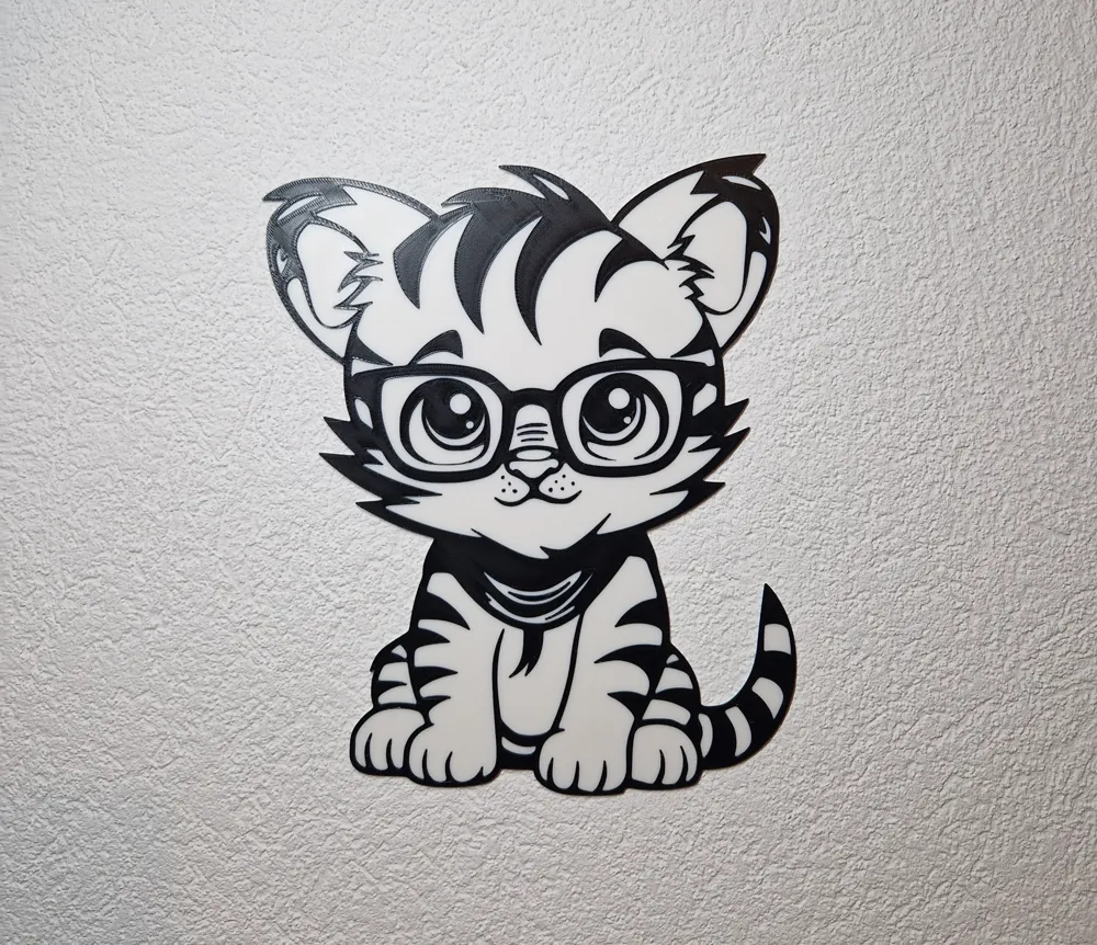 Cute Baby Tiger with Glasses (1 filament-change needed) by palumbus ...