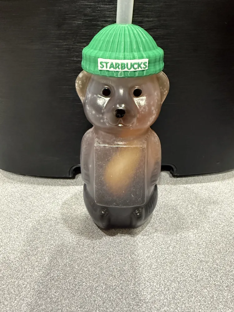 Starbucks Honey Bear Straw Cap - Free 3D Print Model - MakerWorld