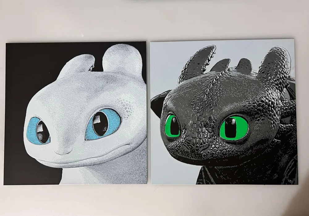 Light Fury (How to Train Your Dragon) by 3djd MakerWorld: Download Free ...