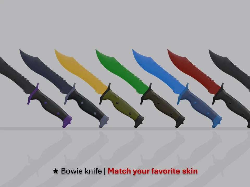 Cuchillo Bowie | Modelo de cuchillo Counter Strike por Mike.stl ...