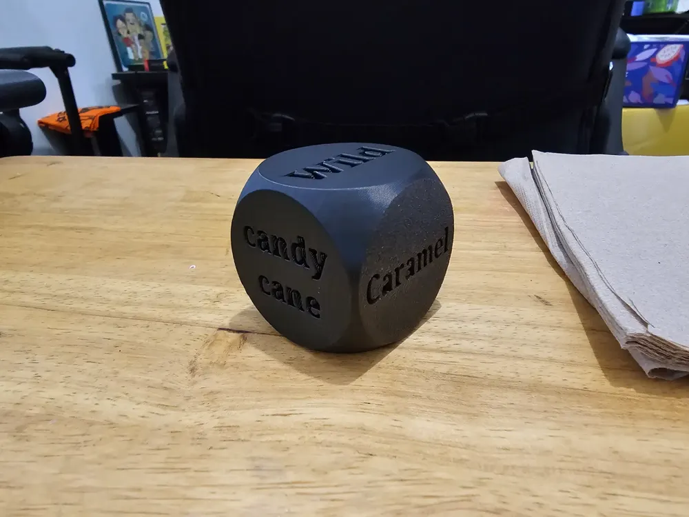 Hot Cocoa topping dice by jaxonsgotmoves - MakerWorld