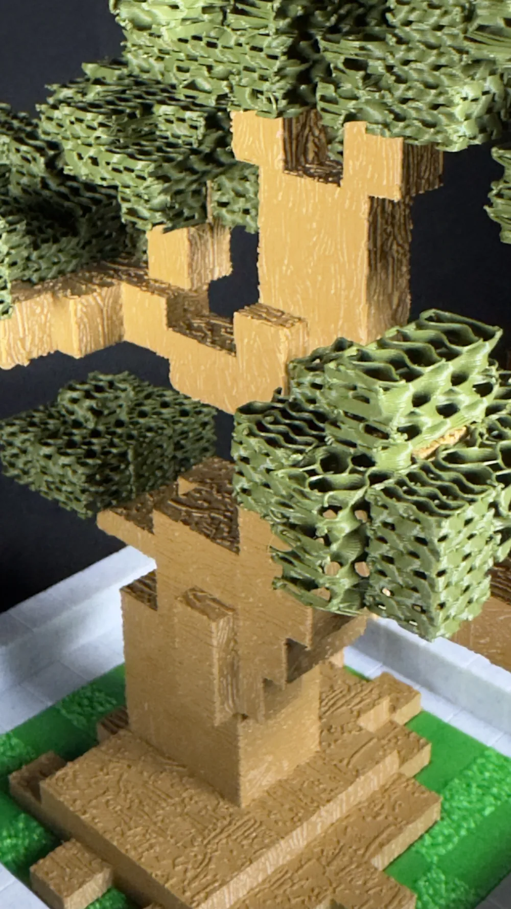Minecraft Style Voxel Bonsai Tree - Free 3D Print Model - MakerWorld