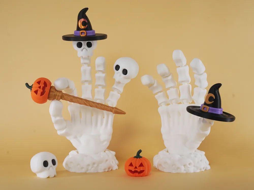 Articulated Skeleton Hand by MingGY MakerWorld: Download Free 3D Models