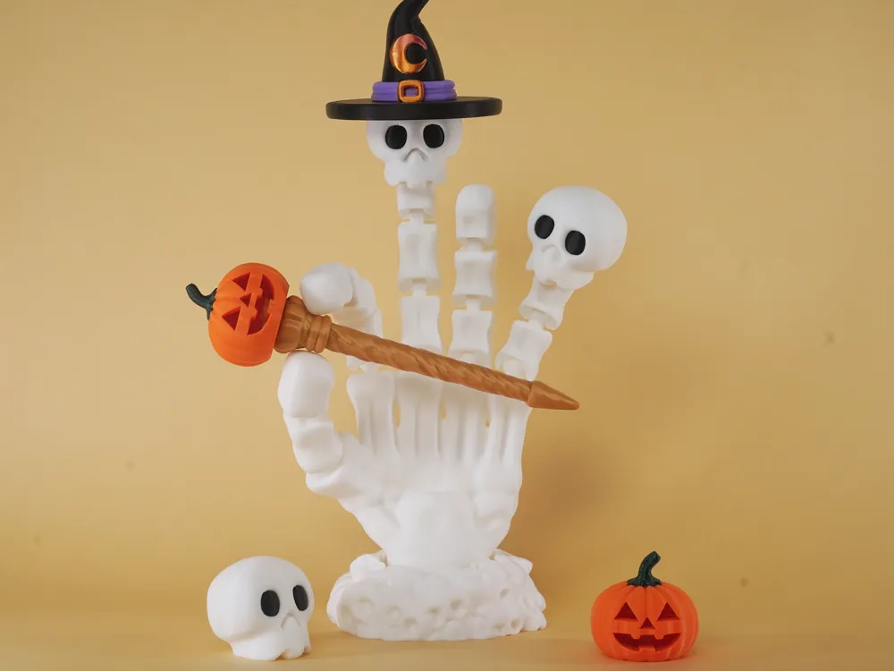 Articulated Skeleton Hand by MingGY MakerWorld: Download Free 3D Models