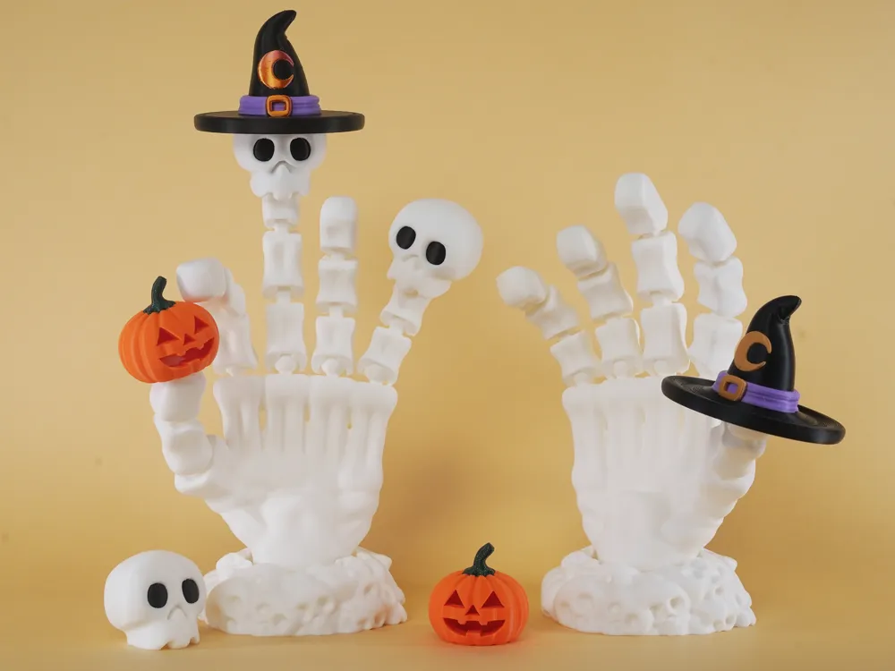 Articulated Skeleton Hand by MingGY MakerWorld: Download Free 3D Models