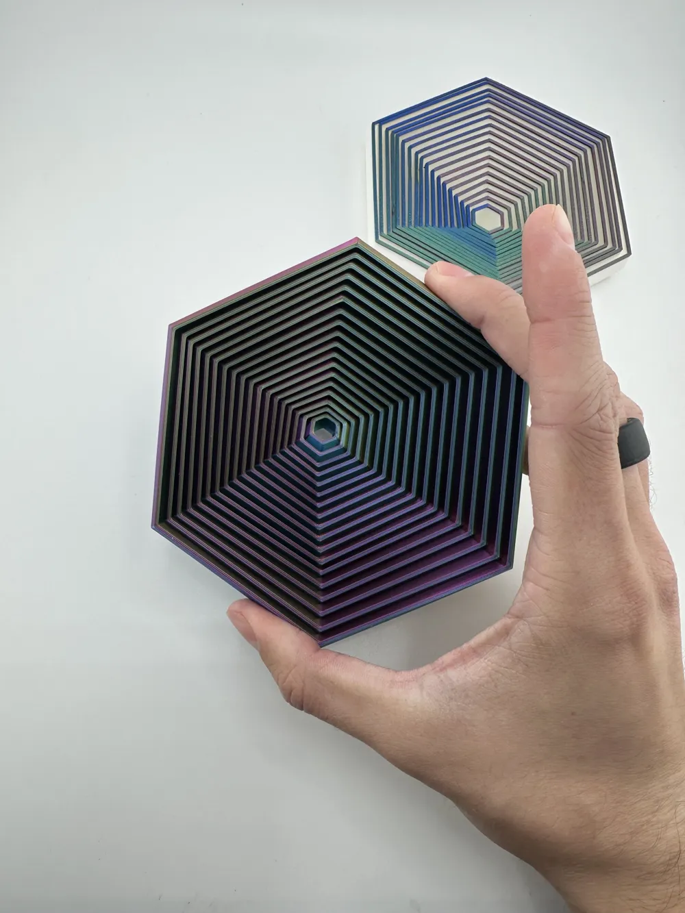 Hexagon Fractal Fidget - Free 3D Print Model - MakerWorld
