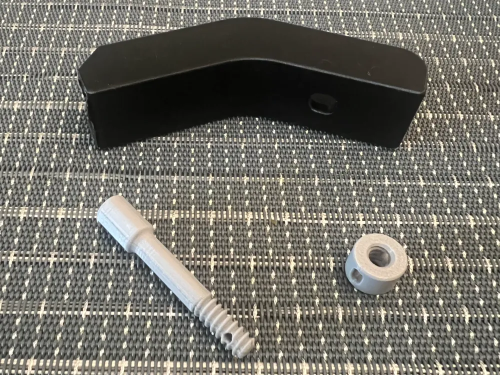 M4 Stock Adjustment Lever + Locking Pin - Free 3D Print Model - MakerWorld