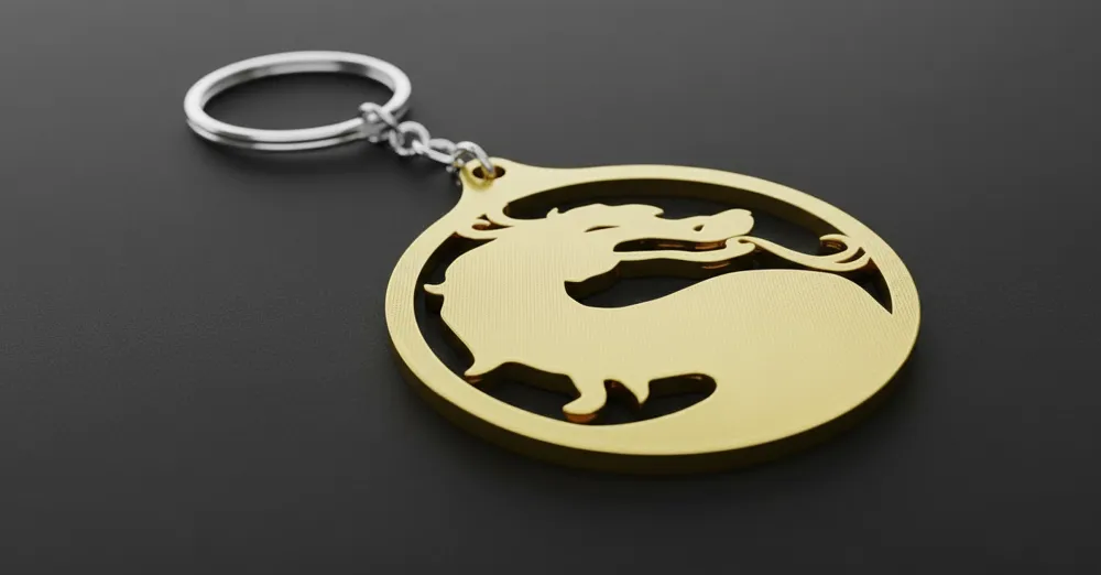 Mortal Kombat Keychain - Free 3D Print Model - MakerWorld