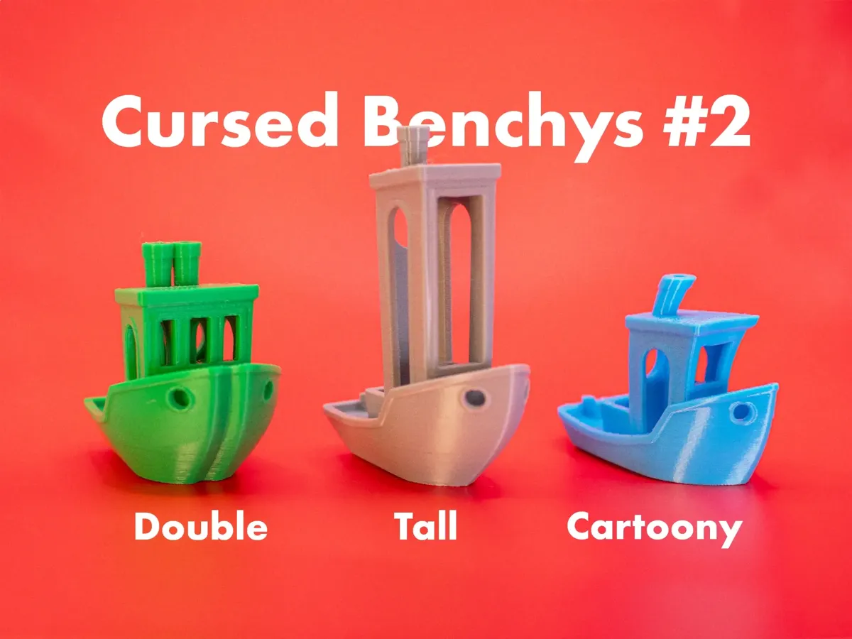 Cursed Benchy Pack #2 - Free 3D Print Model - MakerWorld
