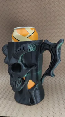 Longhorn Demon Skull Can Holder (0,5L cans) by RUMcajz MakerWorld ...