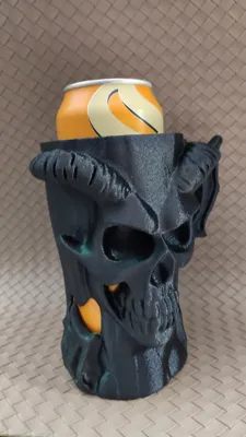 Longhorn Demon Skull Can Holder (0,5L cans) by RUMcajz MakerWorld ...