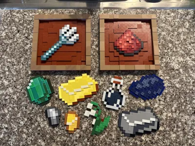 Minecraft Item Frame - Magnetic (NO AMS NEEDED) - Free 3D Print Model ...