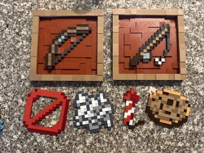Minecraft Item Frame - Magnetic (NO AMS NEEDED) - Free 3D Print Model ...