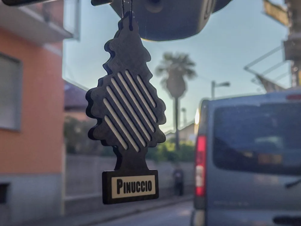 Reusable Car Air Freshener, Pinuccio PINO by DaLu_3D MakerWorld ...