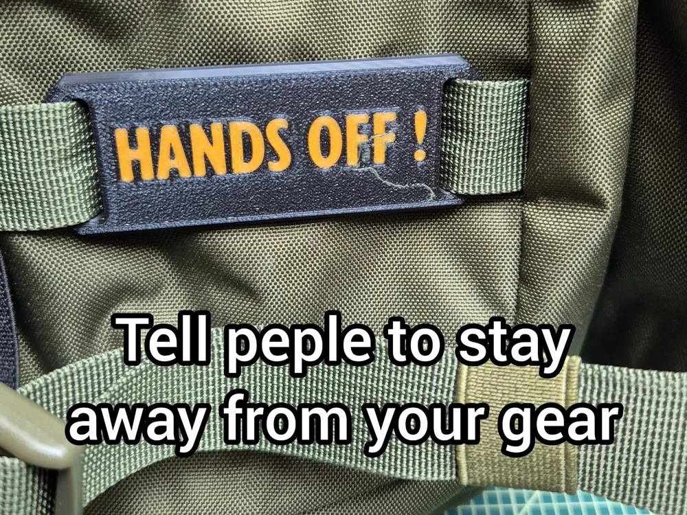 Molle Name Tags - Collection - Free 3D Print Model - MakerWorld