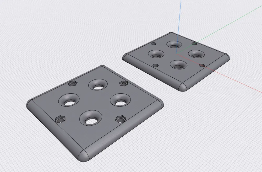 AMS lite干燥箱顶部出线盖 Remixed by ngao0015 - MakerWorld