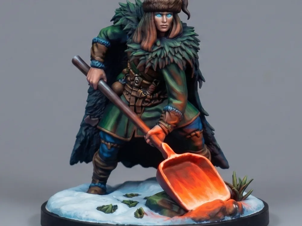 Hervor Bloodtooth - Valheim 3D Print Miniature - Free 3D Print Model ...